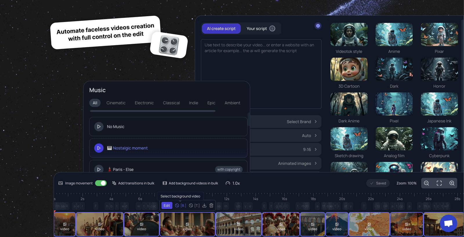 Videotok - Create, grow and scale your videos with AI